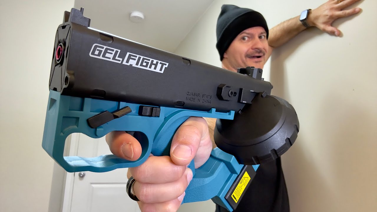 GEL FIGHT QUASAR STATS unboxing & test! MacDanny’s ultimate automatic ...