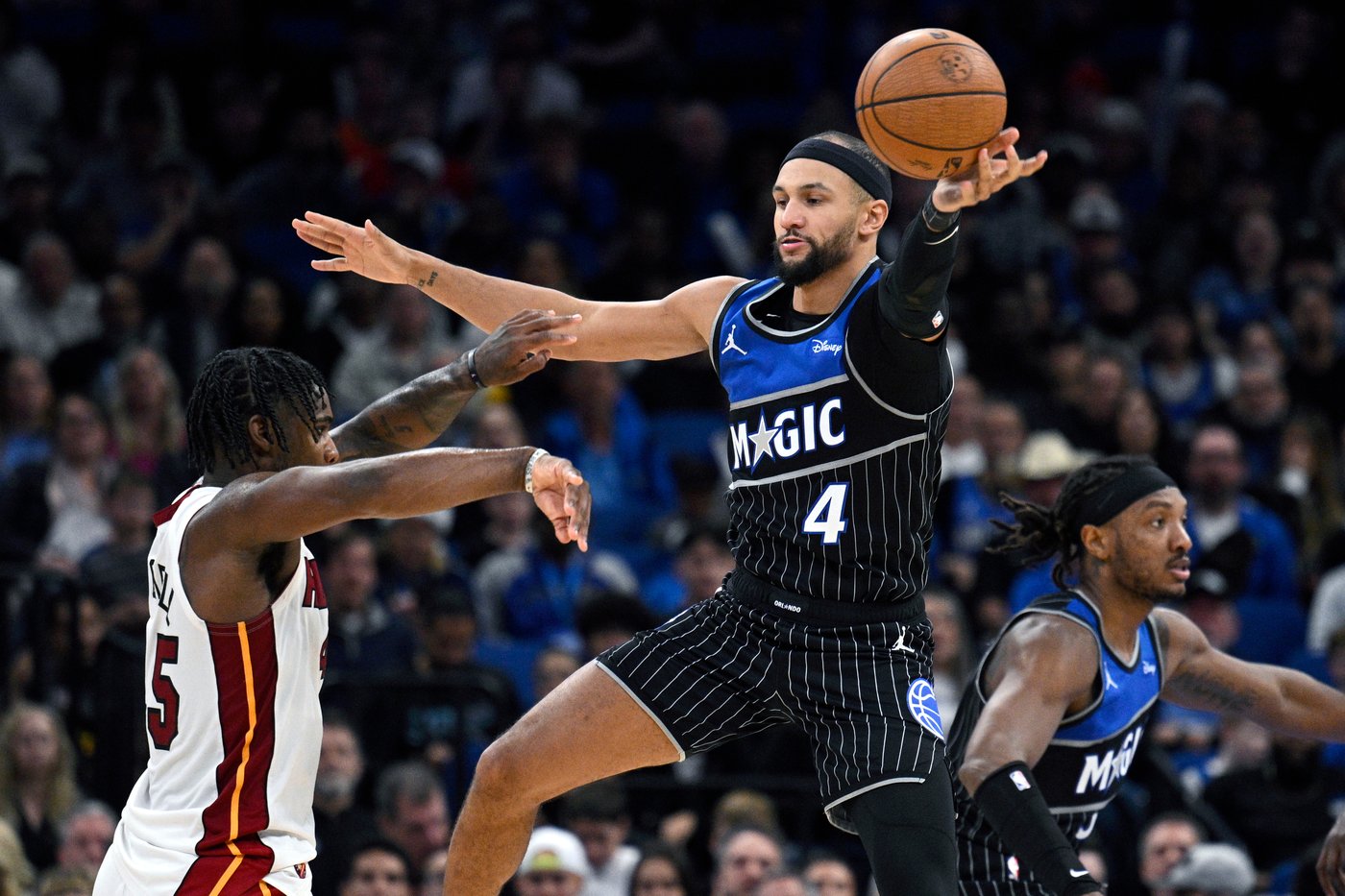 Bane scores 37 to lead the Magic past Heat 117-108 in NBA Cup quarterfinals