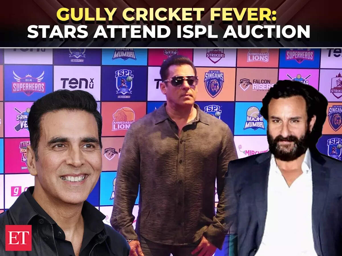 ISPL season 3: Salman, Akshay Kumar, Saif attend Indian gully cricket ...