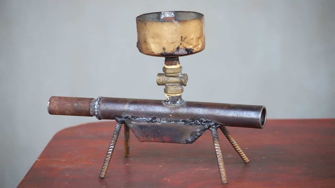 Many people know how to make this turbojet waste oil burner!