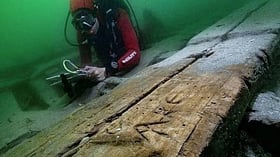 Wreck of 2,000-year-old leisure ship discovered off Alexandria’s coast