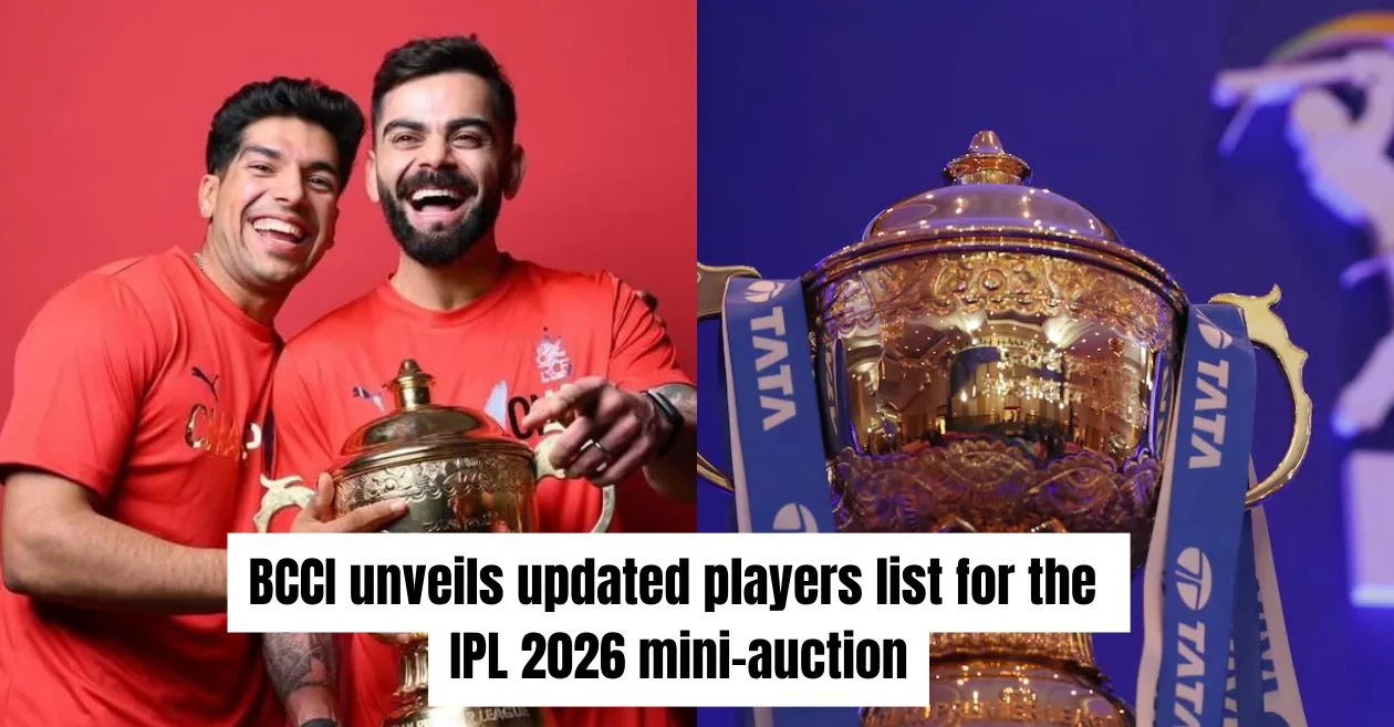 BCCI updates IPL 2026 players auction list with last-minute changes ...