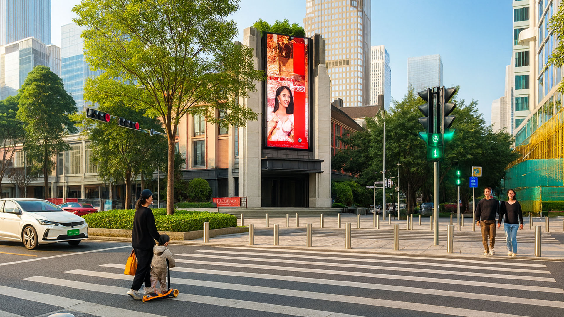 Futians Zentrum: Modern, ruhig und technologisch fortschrittlich