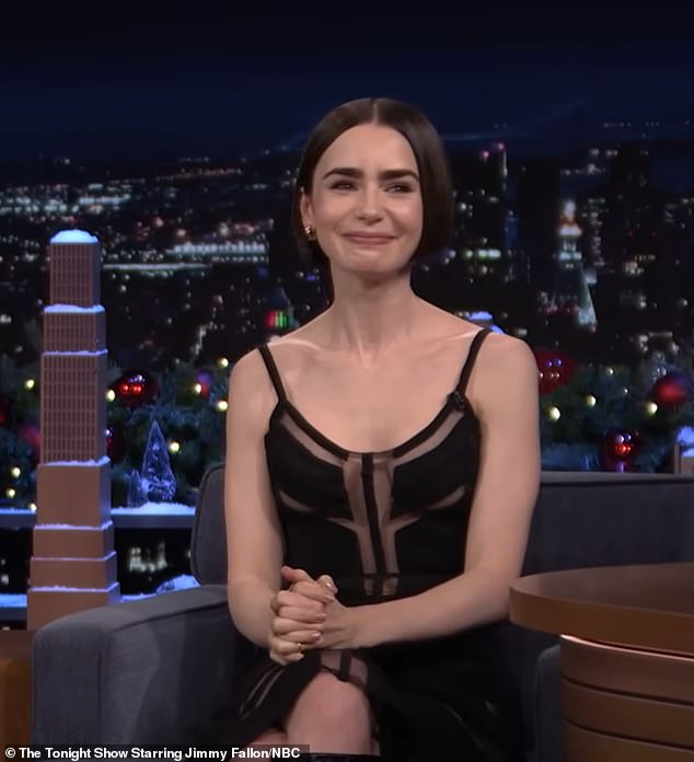 Lily Collins tears up as she meets Victoria Beckham for first time