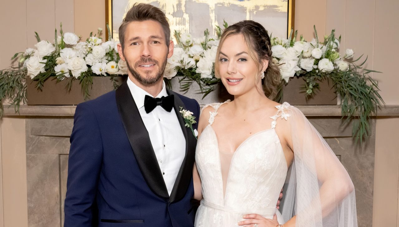 The Bold and the Beautiful's Liam & Hope wed: Scott Clifton and Annika ...