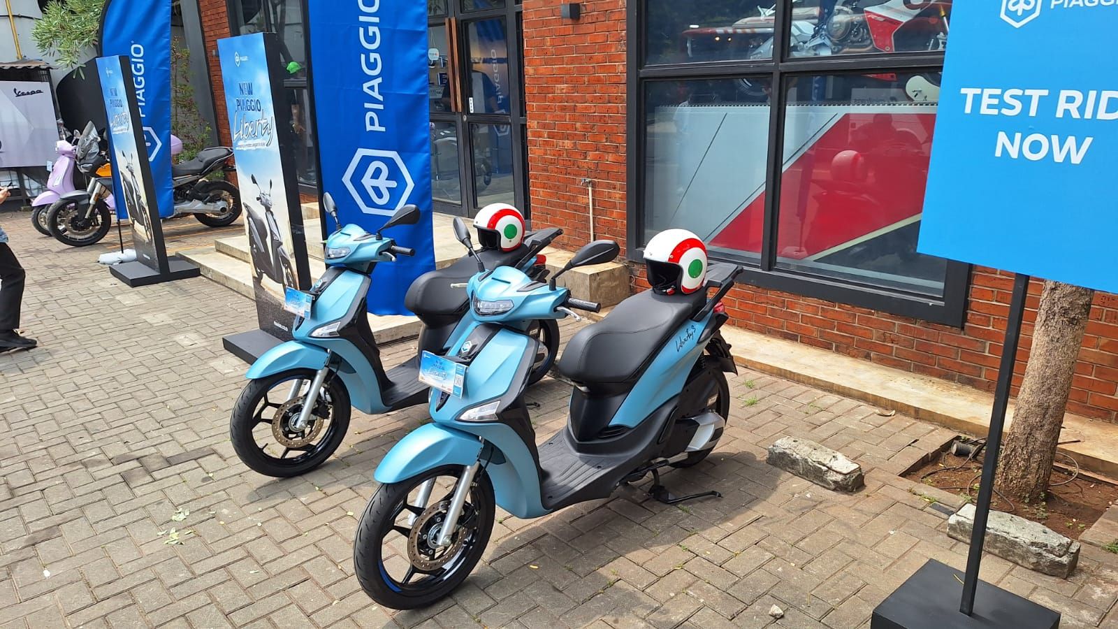 Piaggio Indonesia luncurkan Liberty S terbaru, dek kaki luas segini ...