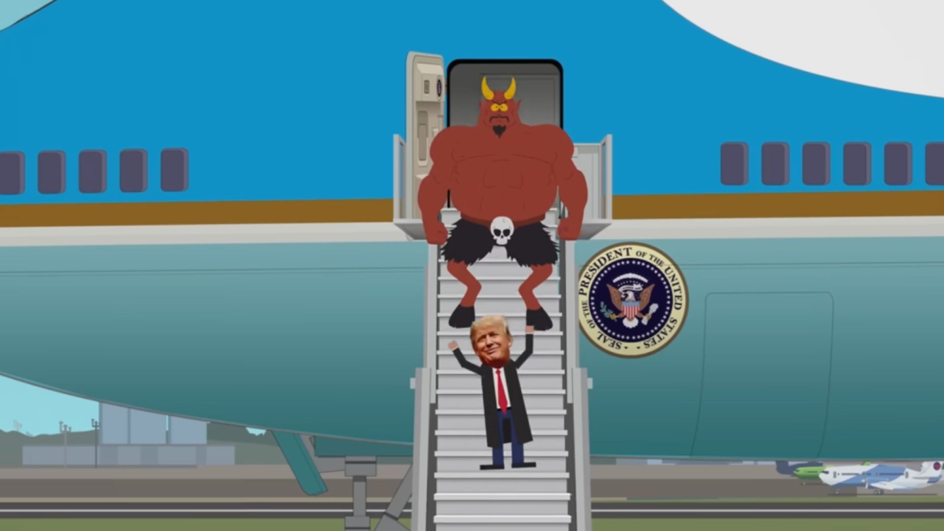 South Park season 28 confirms Satan going into labor with Trump's baby