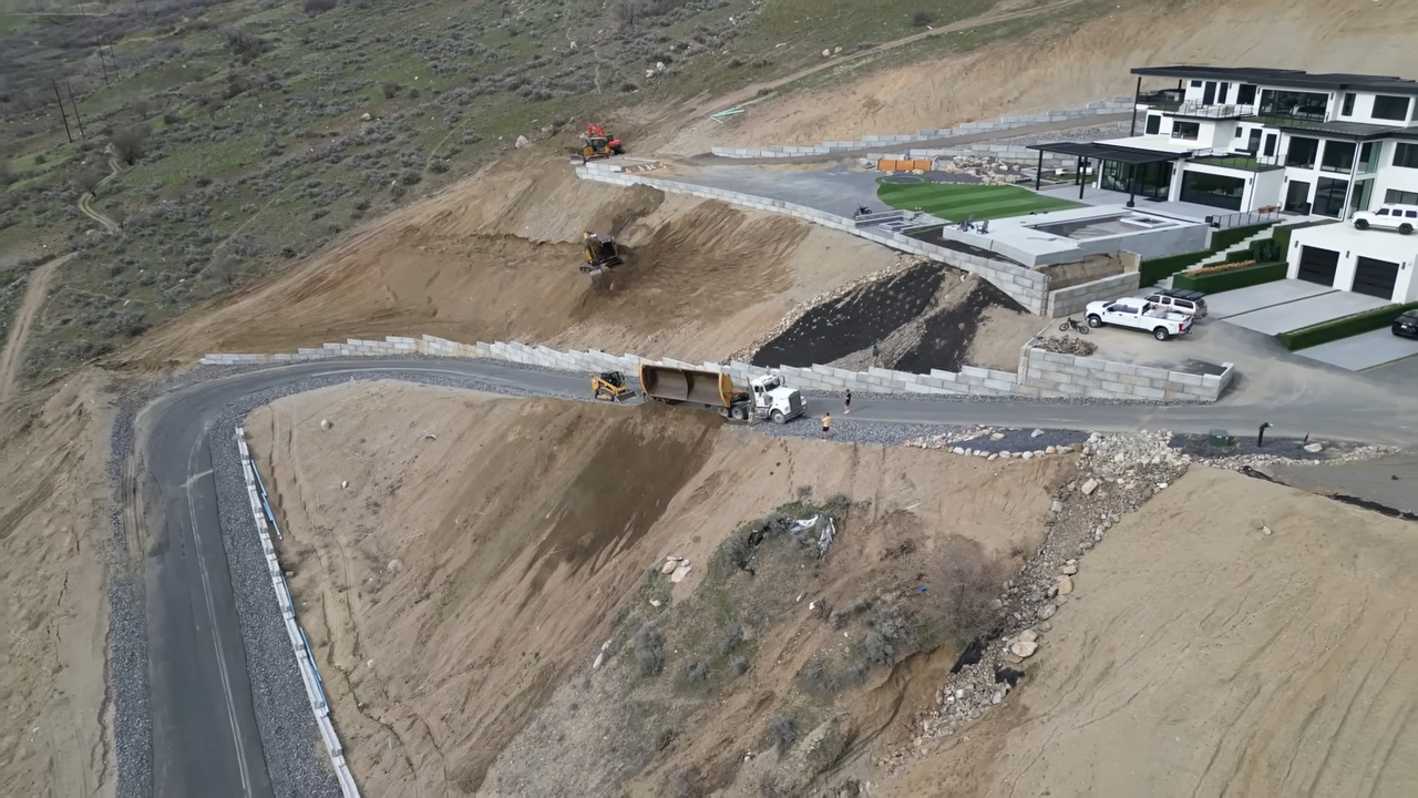 This American’s hillside home is slowly falling off the mountain