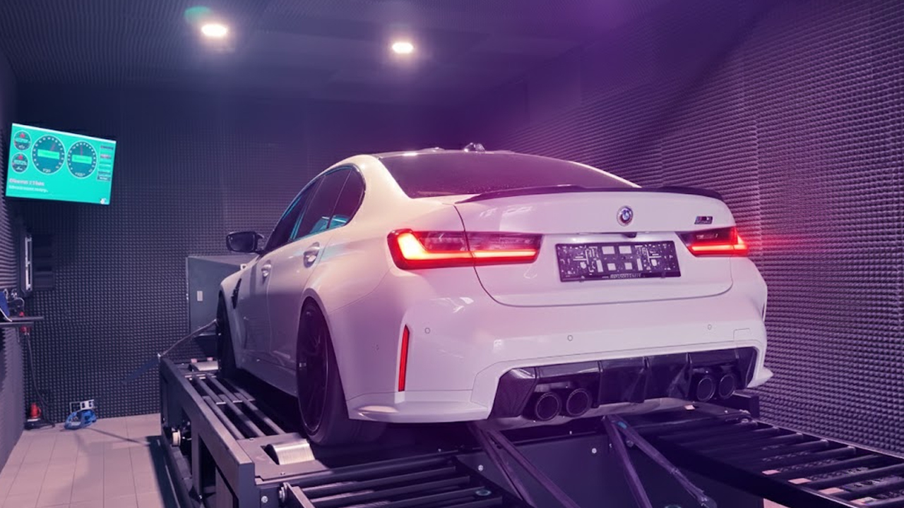 M3 G80 wheels exhaust and flames upgrade