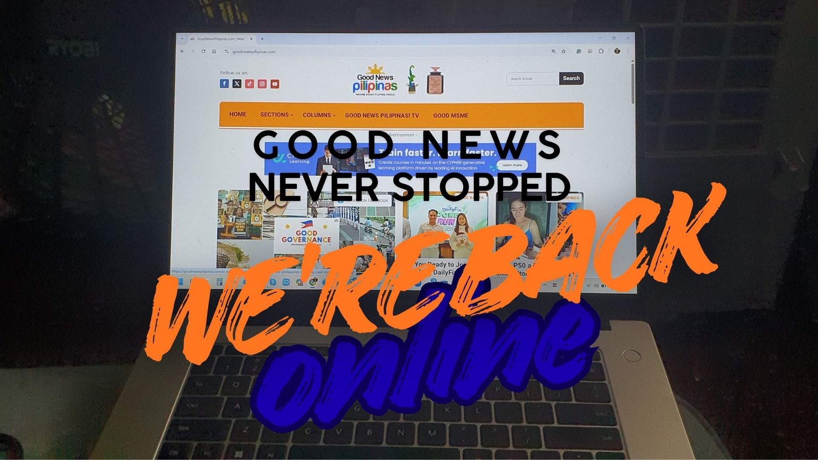 GoodNewsPilipinas.com is back online to share more positive Filipino ...