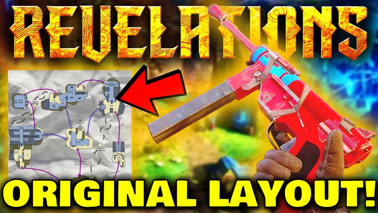 Revelations secret original map layout! Ray Gun MK4, mystery box wonder ...