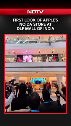 Apple Store Noida | First look of Apple Noida store at DLF Mall of India
