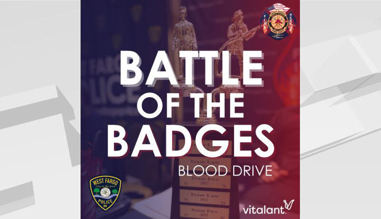 Battle of the Badges returns: Police vs. Fire in blood drive competition