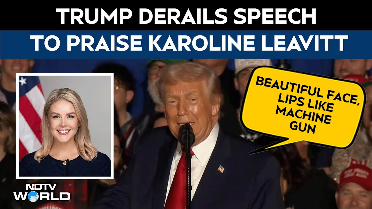 Trump rally | 'Lips like a machine gun': Trump's praise for White House ...
