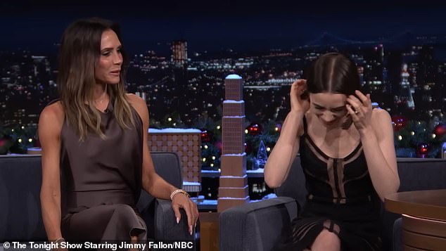 Lily Collins tears up as she meets Victoria Beckham for first time