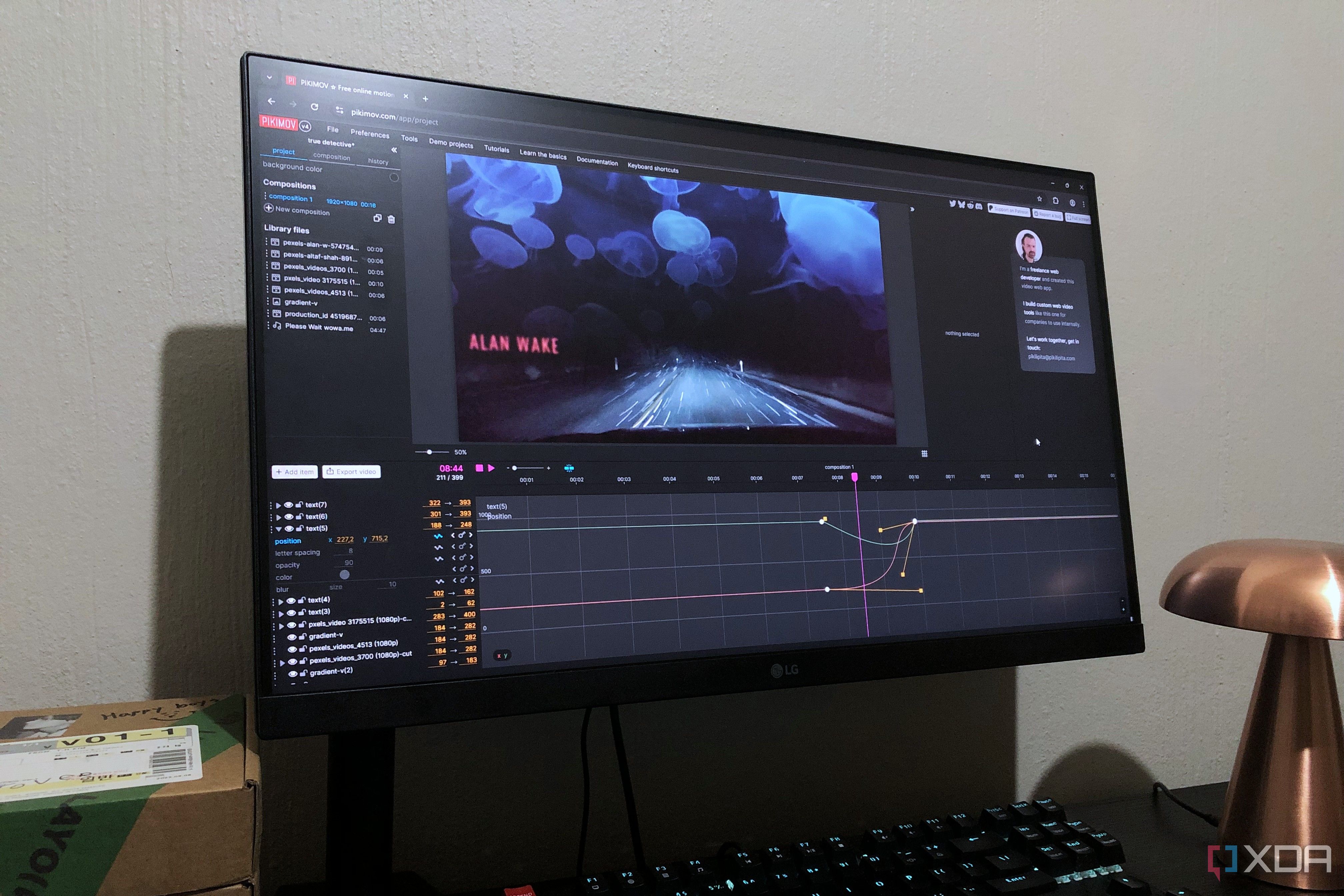 Pikimov is a free video editor that runs entirely in your browser