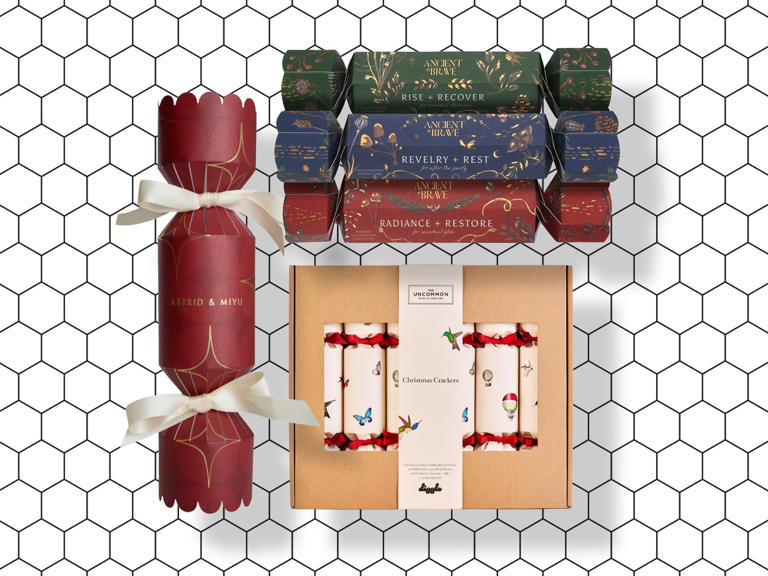 12 product-filled luxury Christmas crackers that are a gift in themselves