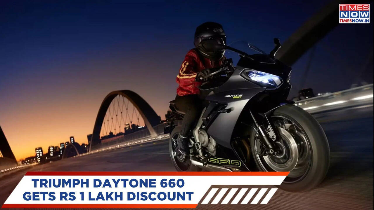 Triumph Daytona 660 gets Rs 1 lakh discount - performance, features and ...