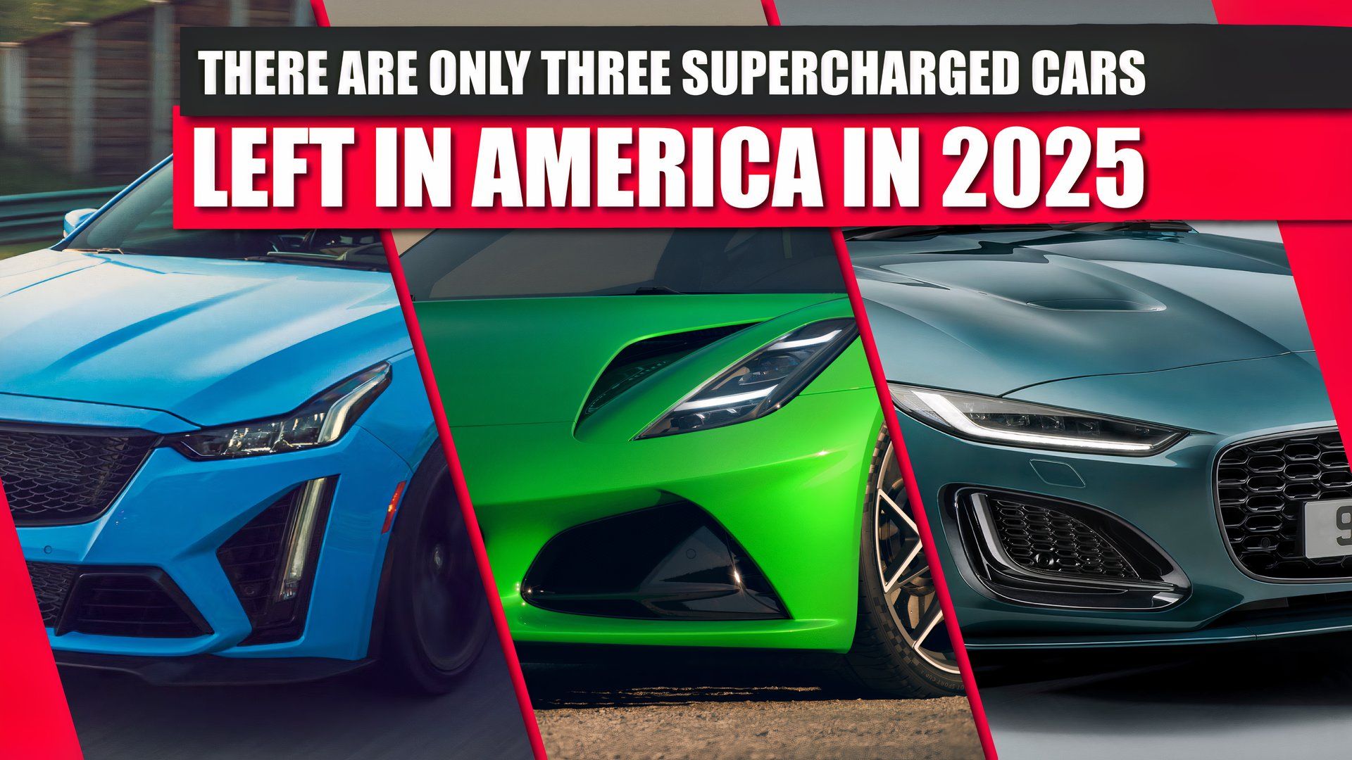 Every supercharged performance car you can still buy in America in 2025
