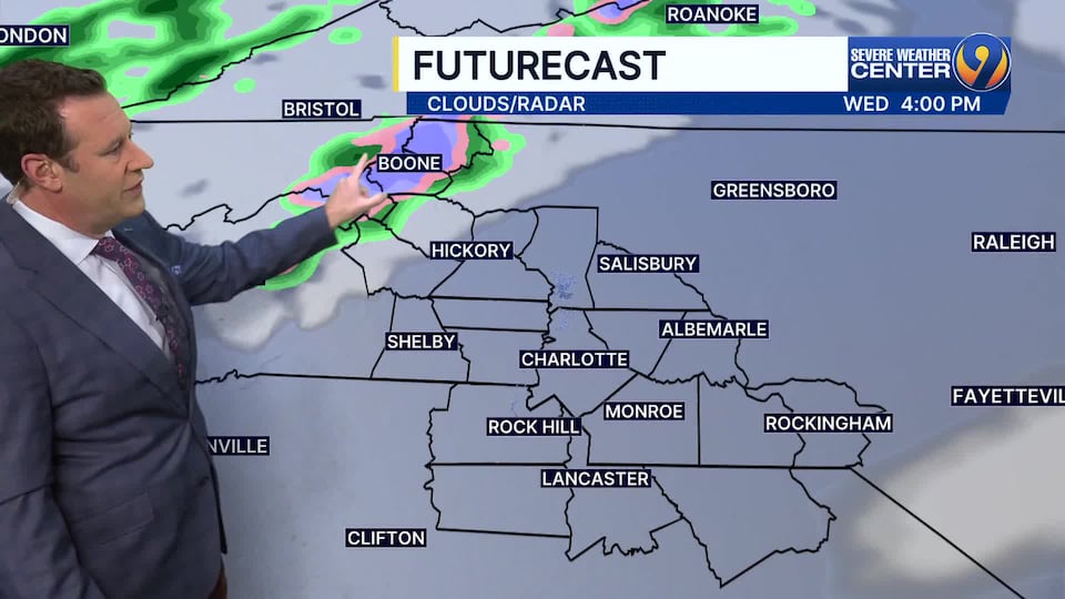 Wednesday morning's forecast with meteorologist Keith Monday