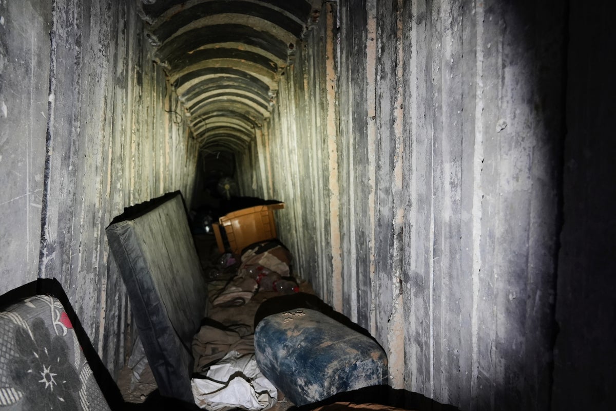 Inside the Hamas tunnels where Israeli hostages were held and tortured