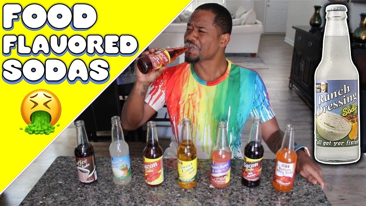 Trying weird food flavored sodas