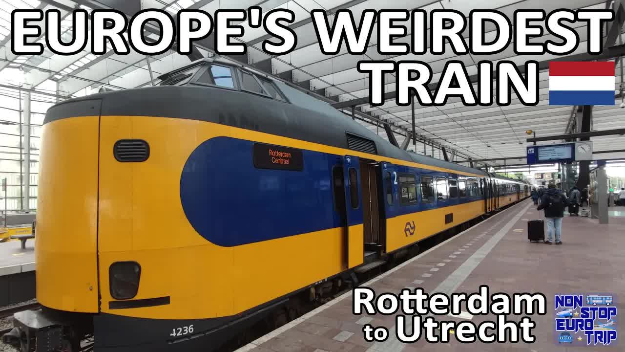 Europe's weirdest train / NS ICM Koploper first class review