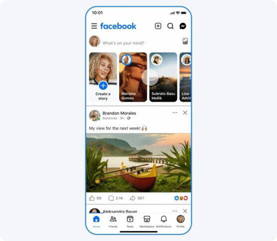 Facebook app redesign makes it look and feel a lot more like Instagram