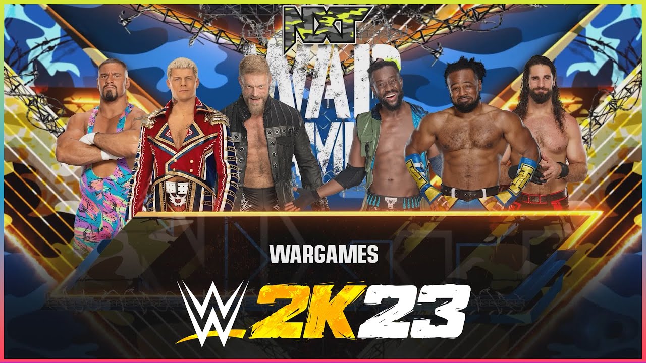 WWE 2K23 war games! Early access gameplay!