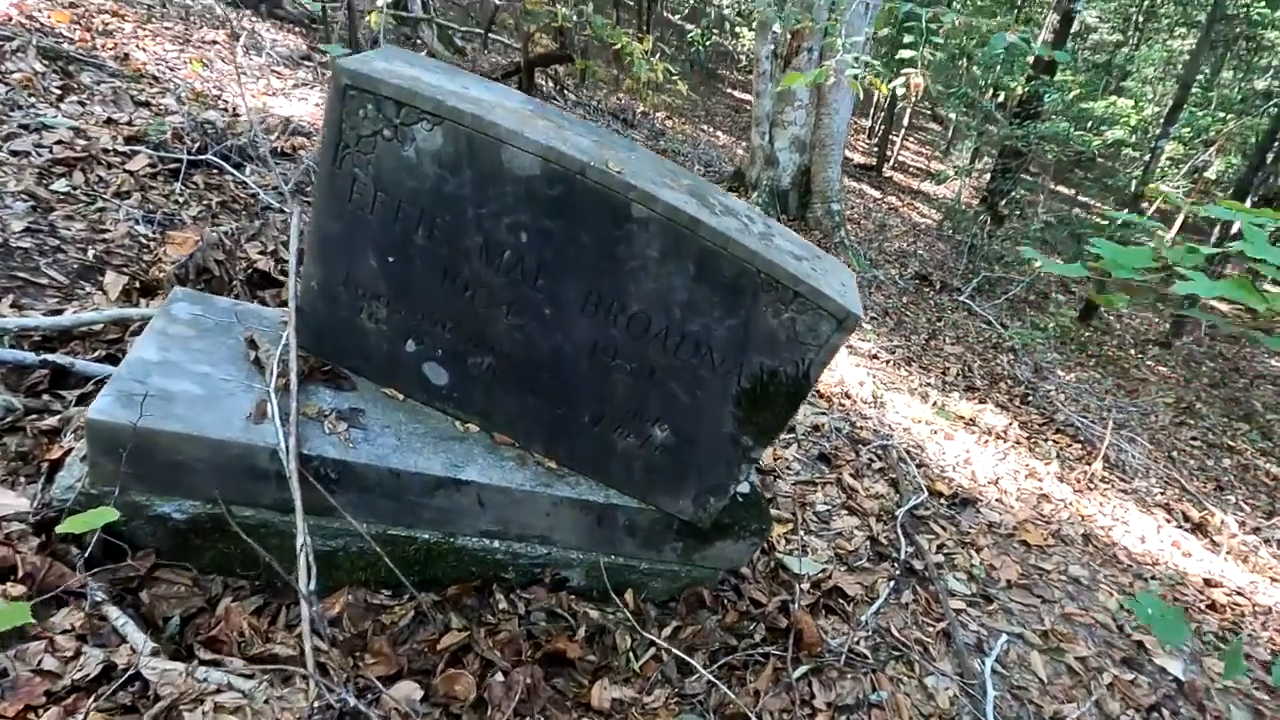Slave cemetery found on 182 year old Alabama plantation