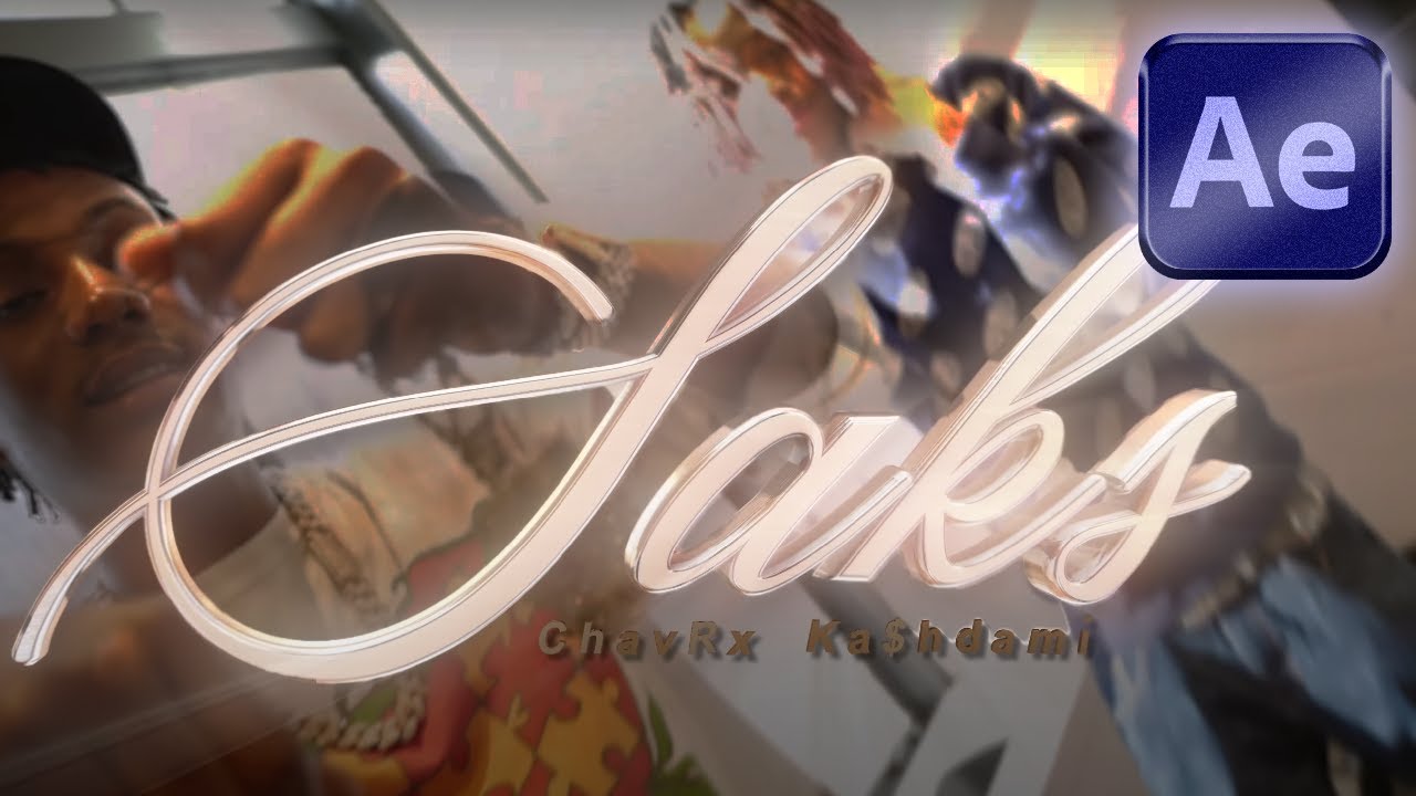 Realistic 3D metallic text tutorial in After Effects