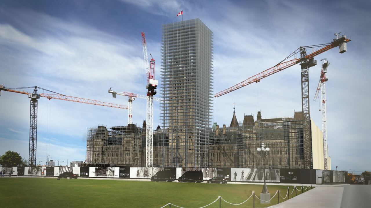 Peace Tower to take on new look as Centre Block construction continues ...