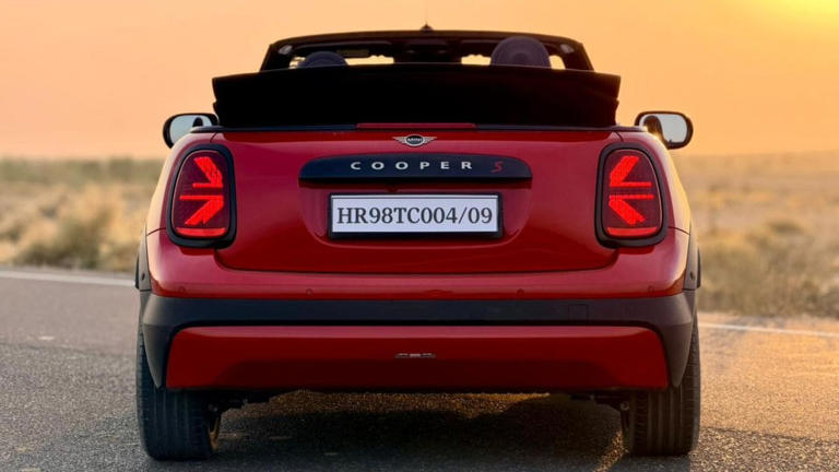 Mini Cooper S convertible review: Top down spirits up in Jaisalmer's ...