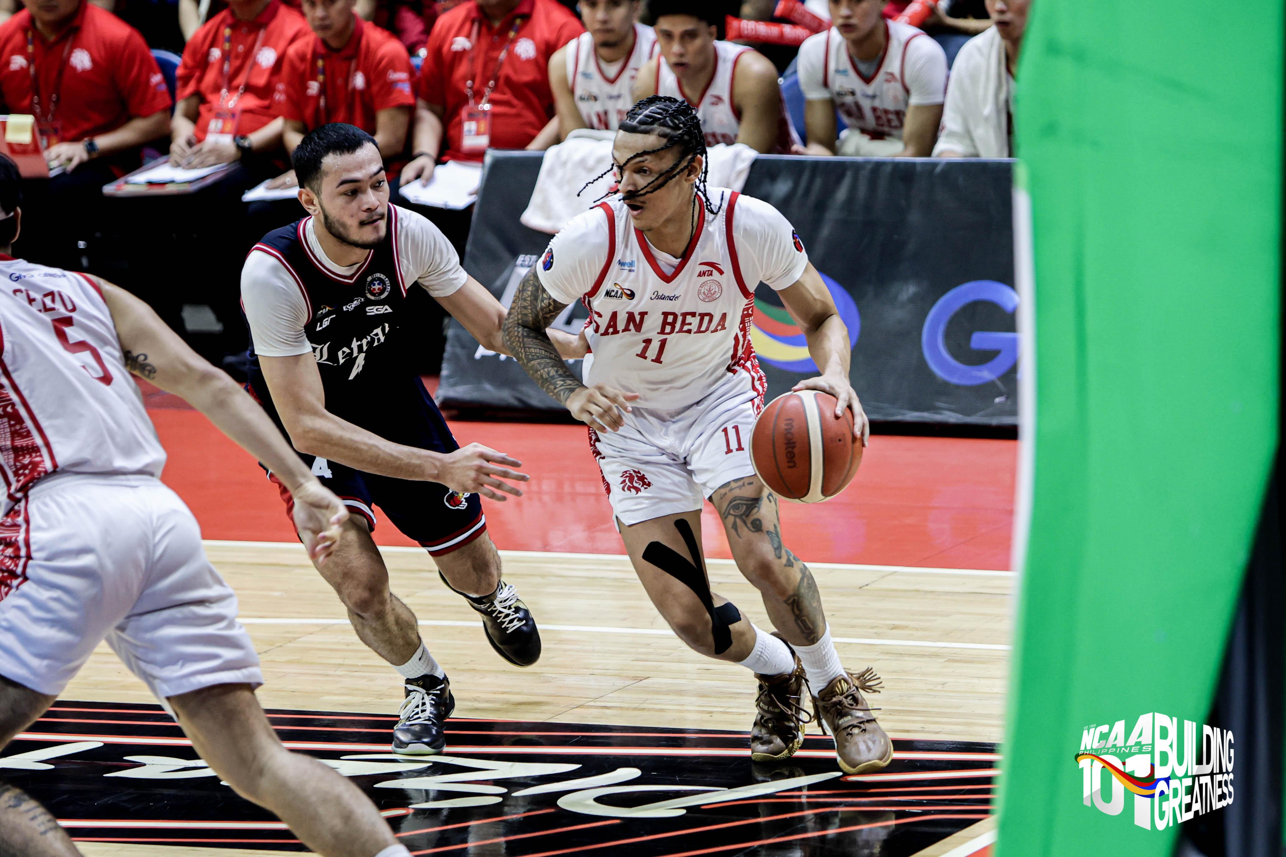 NCAA: San Beda shocks Letran with roaring Game 1 win despite Janti ...