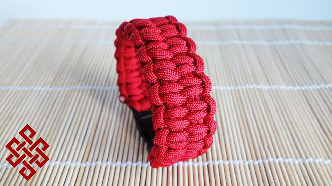 Blaze bar paracord bracelet easy tutorial
