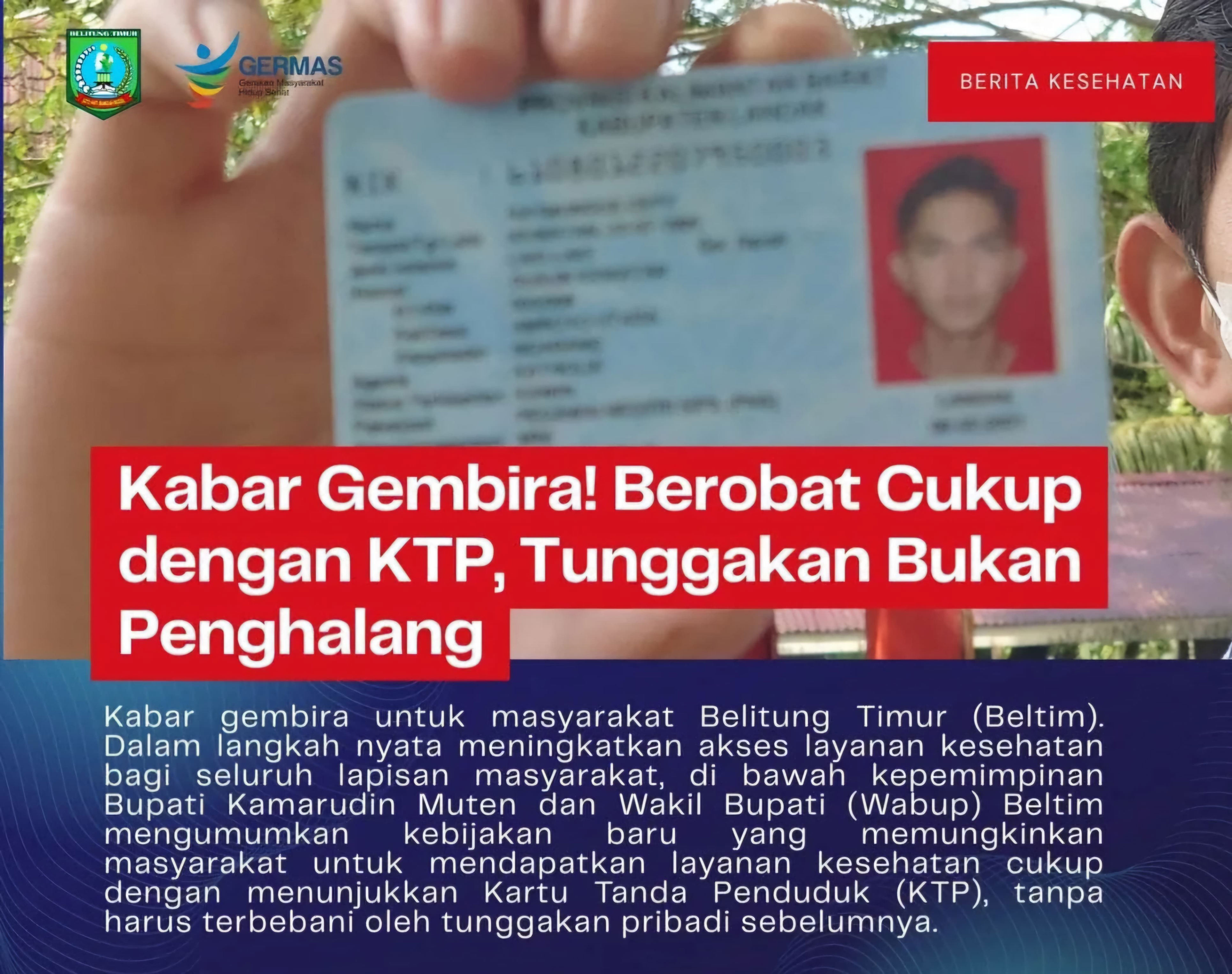Heru Soroti Program Berobat Cukup Pakai KTP tanpa Bayar Tungakan BPJS ...