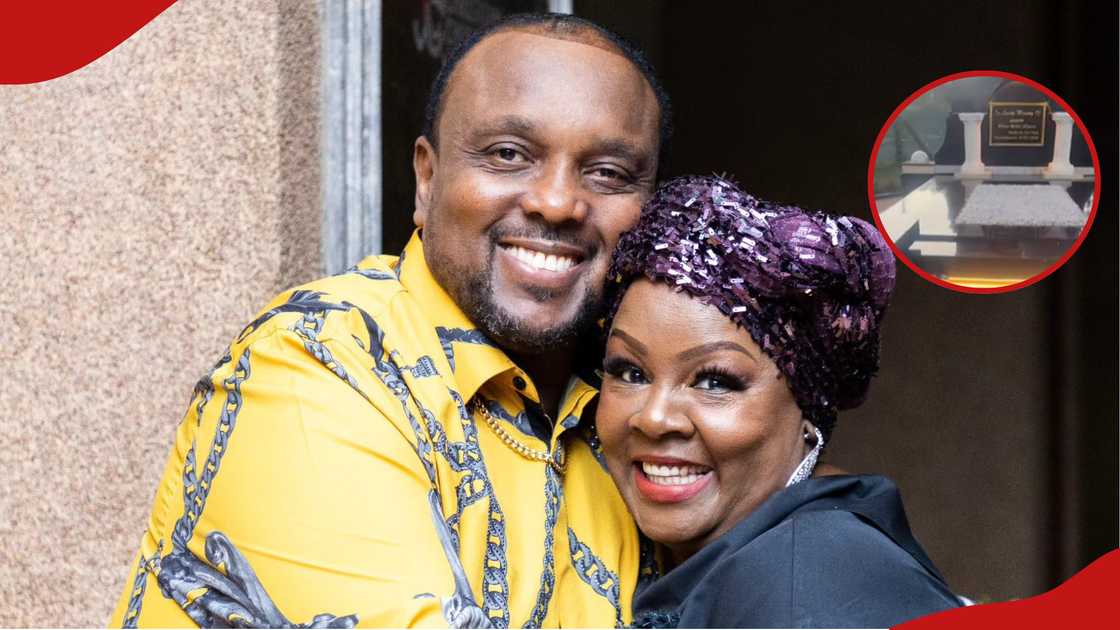 Kathy Kiuna visits late hubby’s grave on 59th birthday, shares touching ...