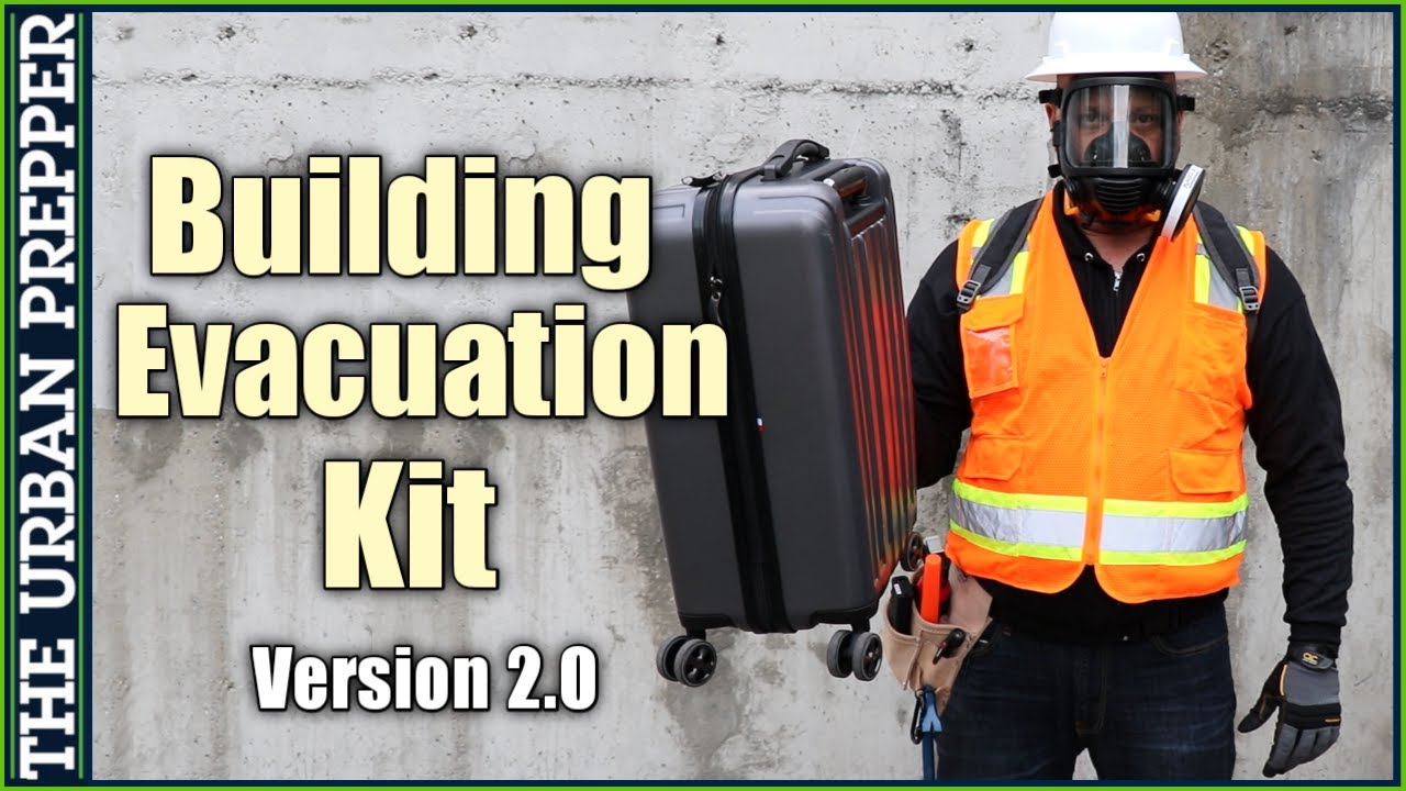Building an emergency building evacuation kit in urban camo
