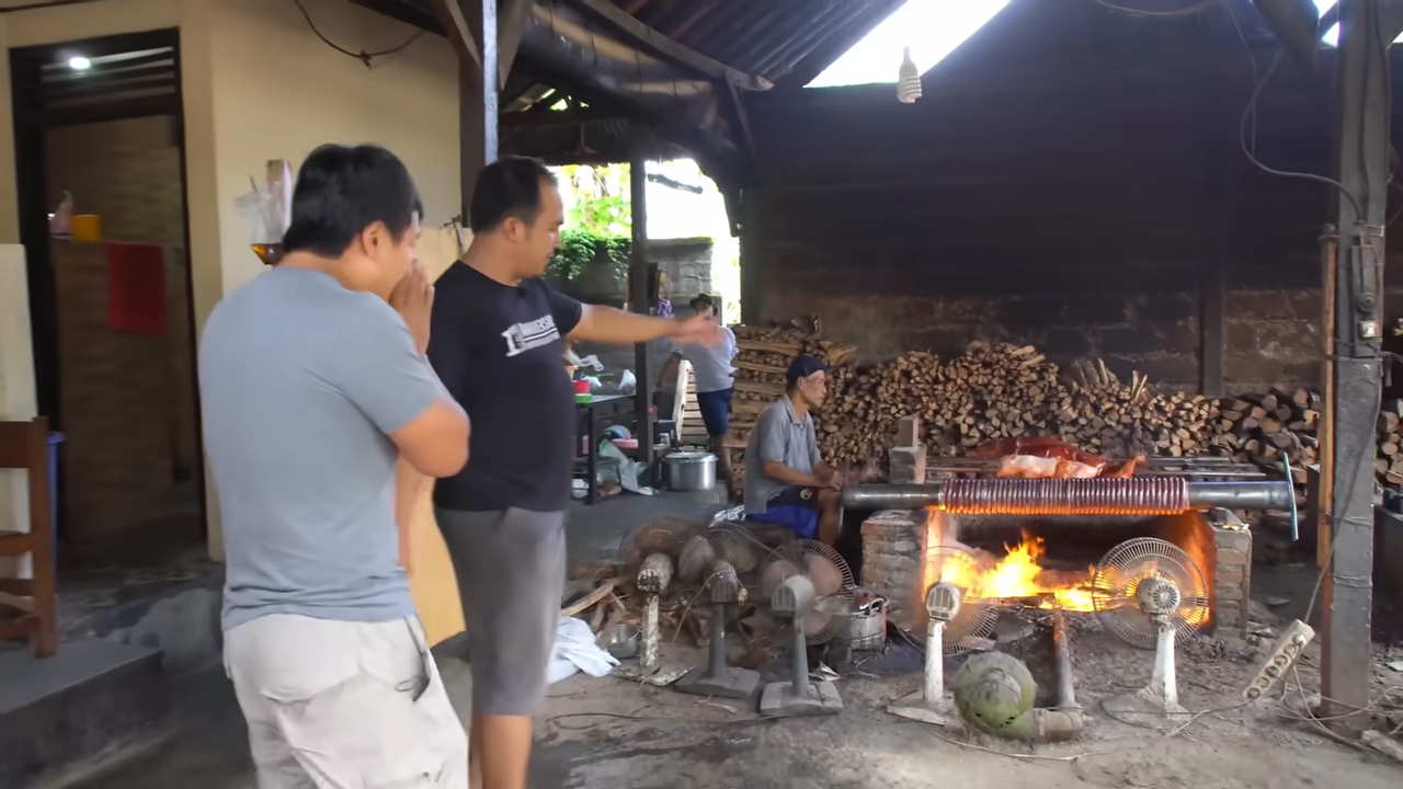 The whole pig roast capturing the intensity and precision of Balinese ...