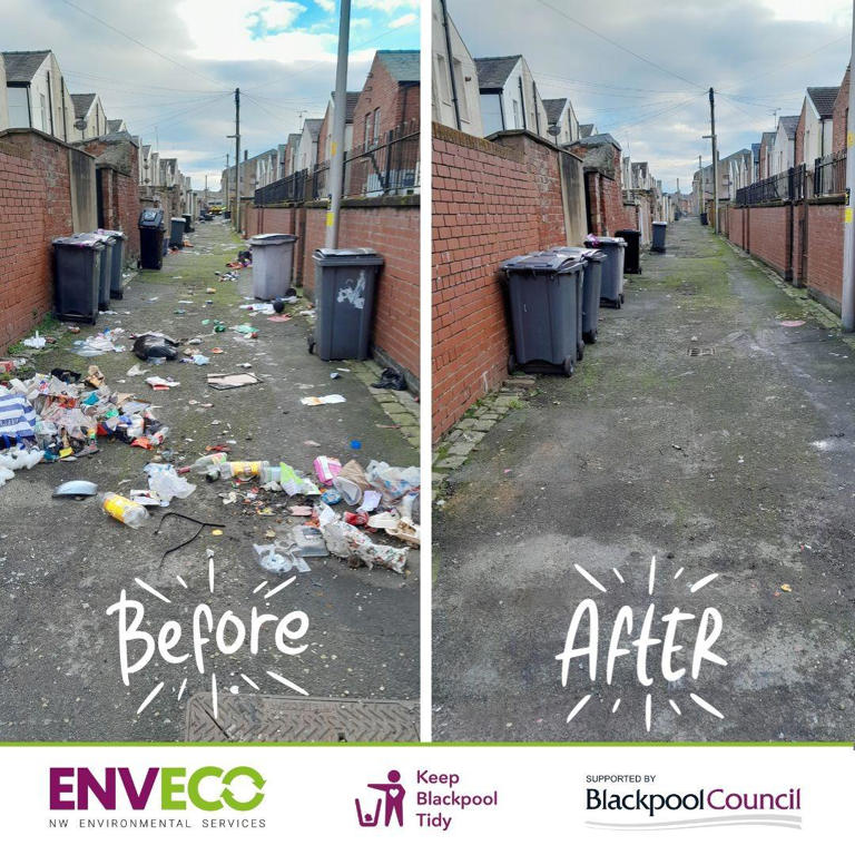 Blackpool Street Cleansing team wins prestigious APSE award & up for a ...