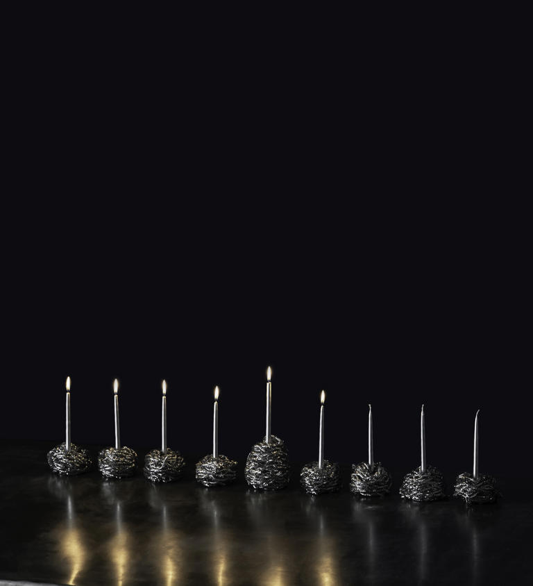 David Stark’s DIY menorahs: 8 homemade ideas for Hanukkah and other ...