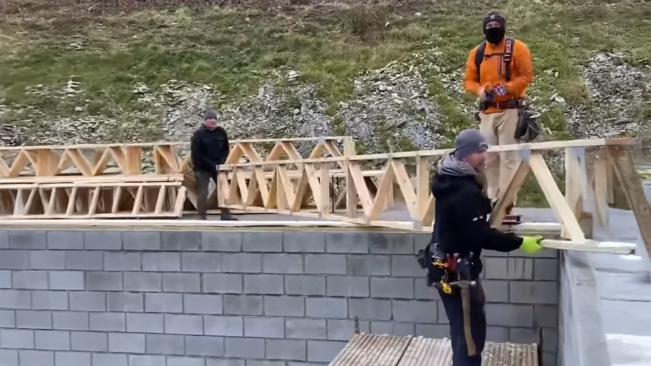 Preparing the home for trusses