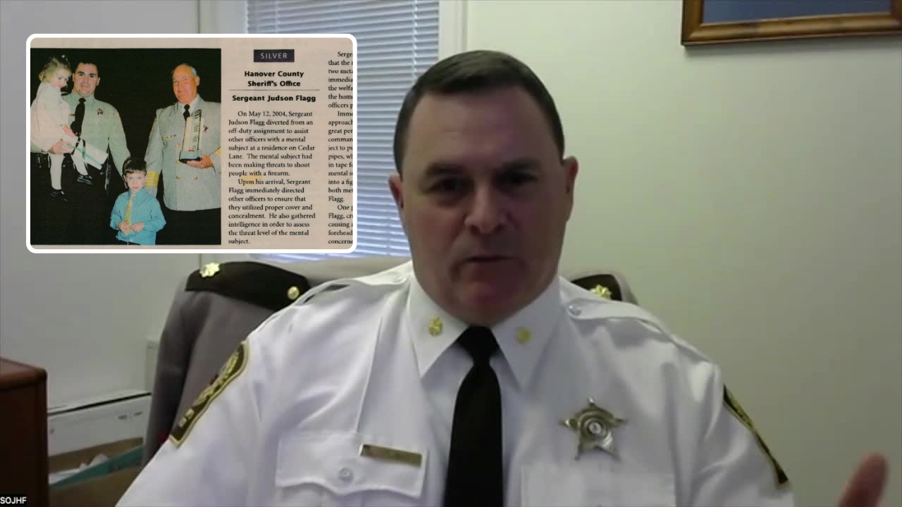 Hanover Sheriff Major recalls 911 call that earned him a 2004 Valor Award