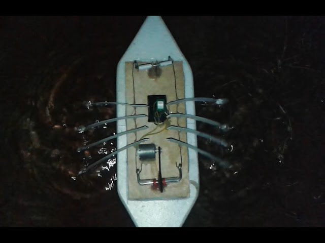 How to make a boat - powerful electric rowing boat