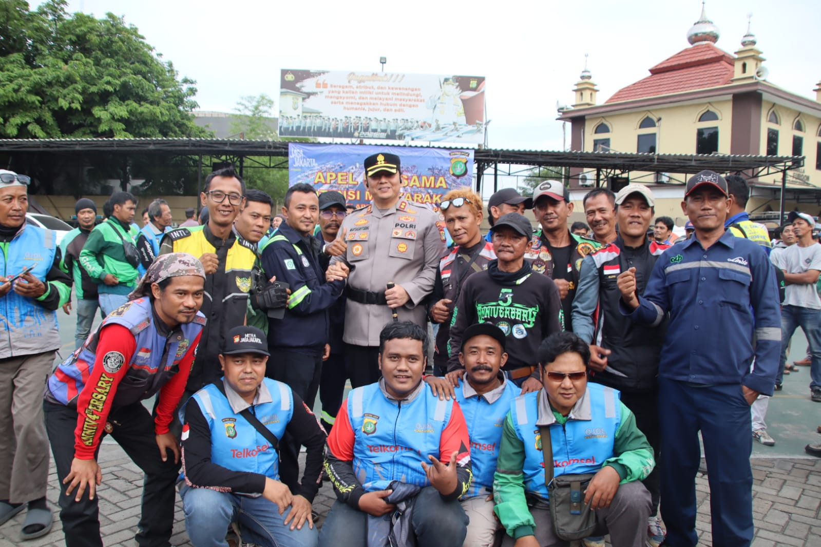 Polres Priok gelar apel gabungan 203 personel antisipasi gangguan keamanan