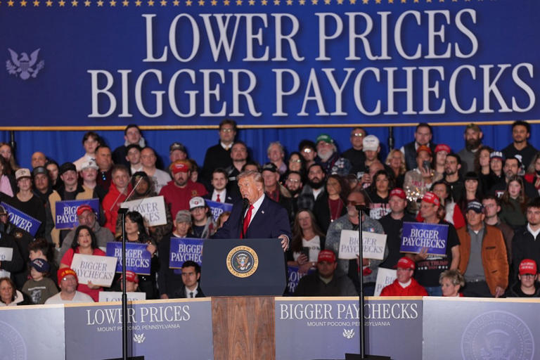 Trump claims inflation win in Pennsylvania; US jets edge near Venezuela