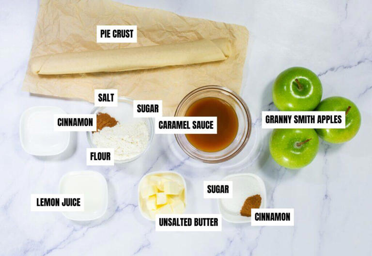 Mini caramel apple tartlets