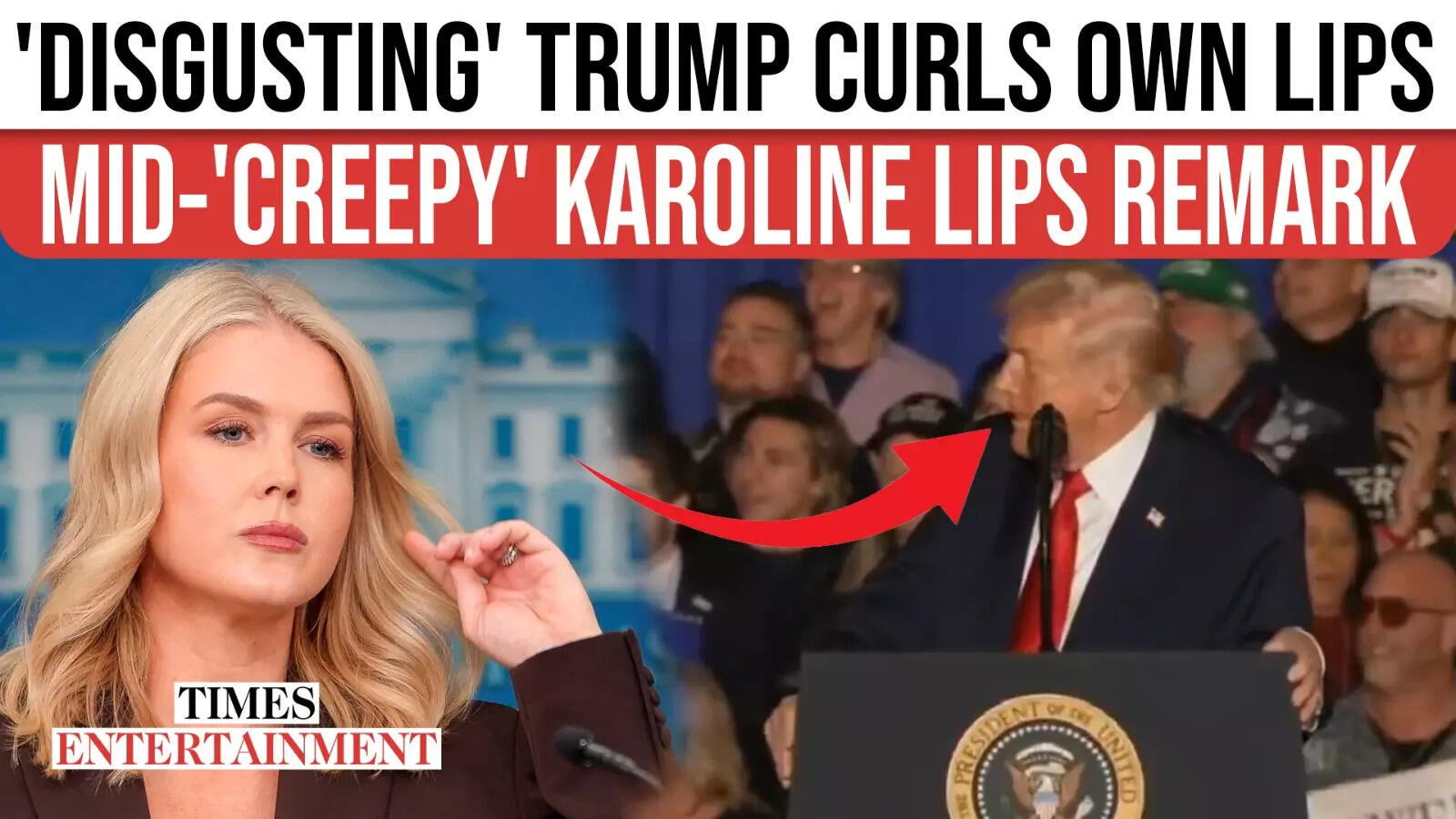 Trump’s off-script remark about Karoline Leavitt's 'lips that don't ...