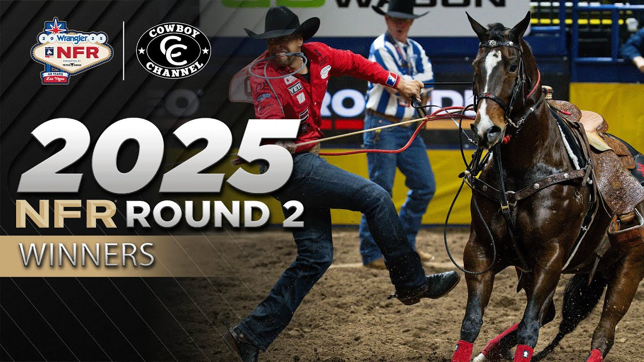 2025 NFR Round 2 winners - Rocker Steiner, Stetson Wright, Hailey ...