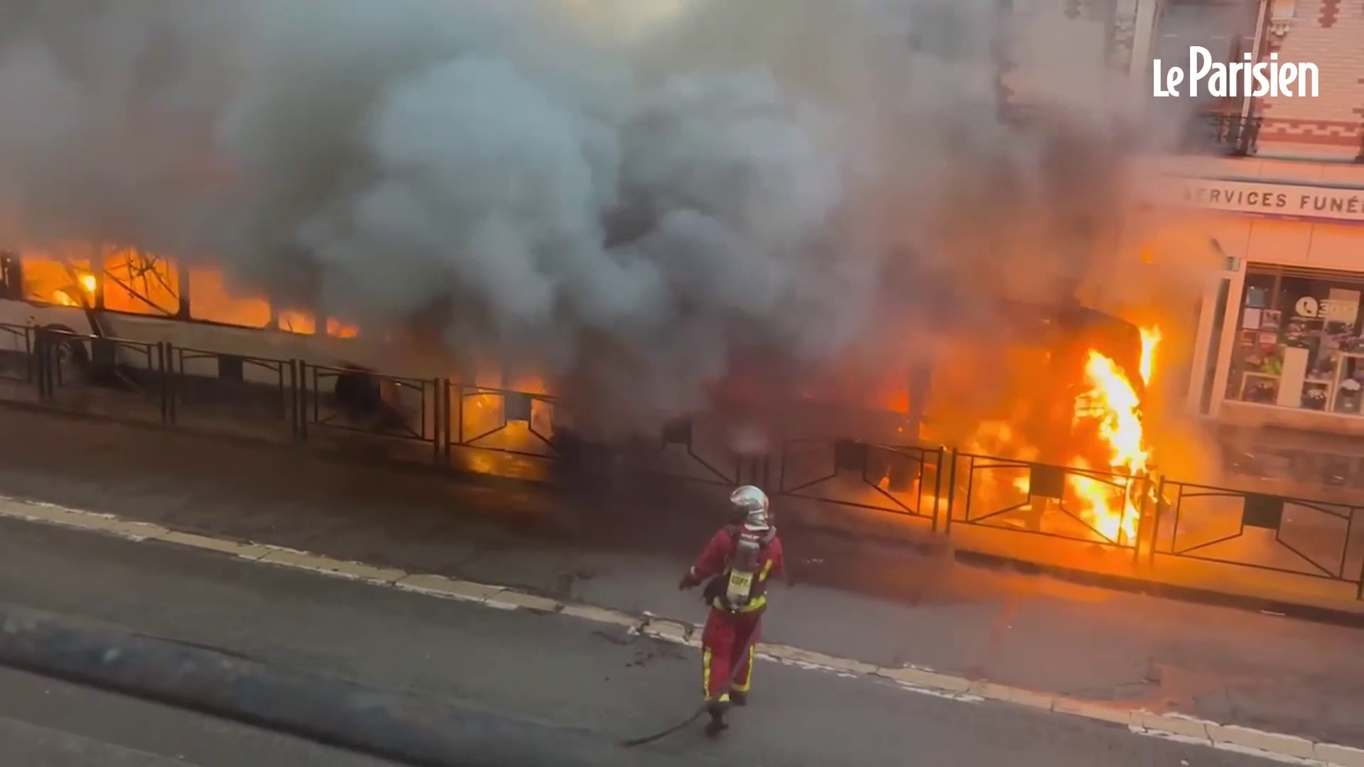 Le Raincy : l'incendie d'un bus provoque une fuite de gaz, deux ...
